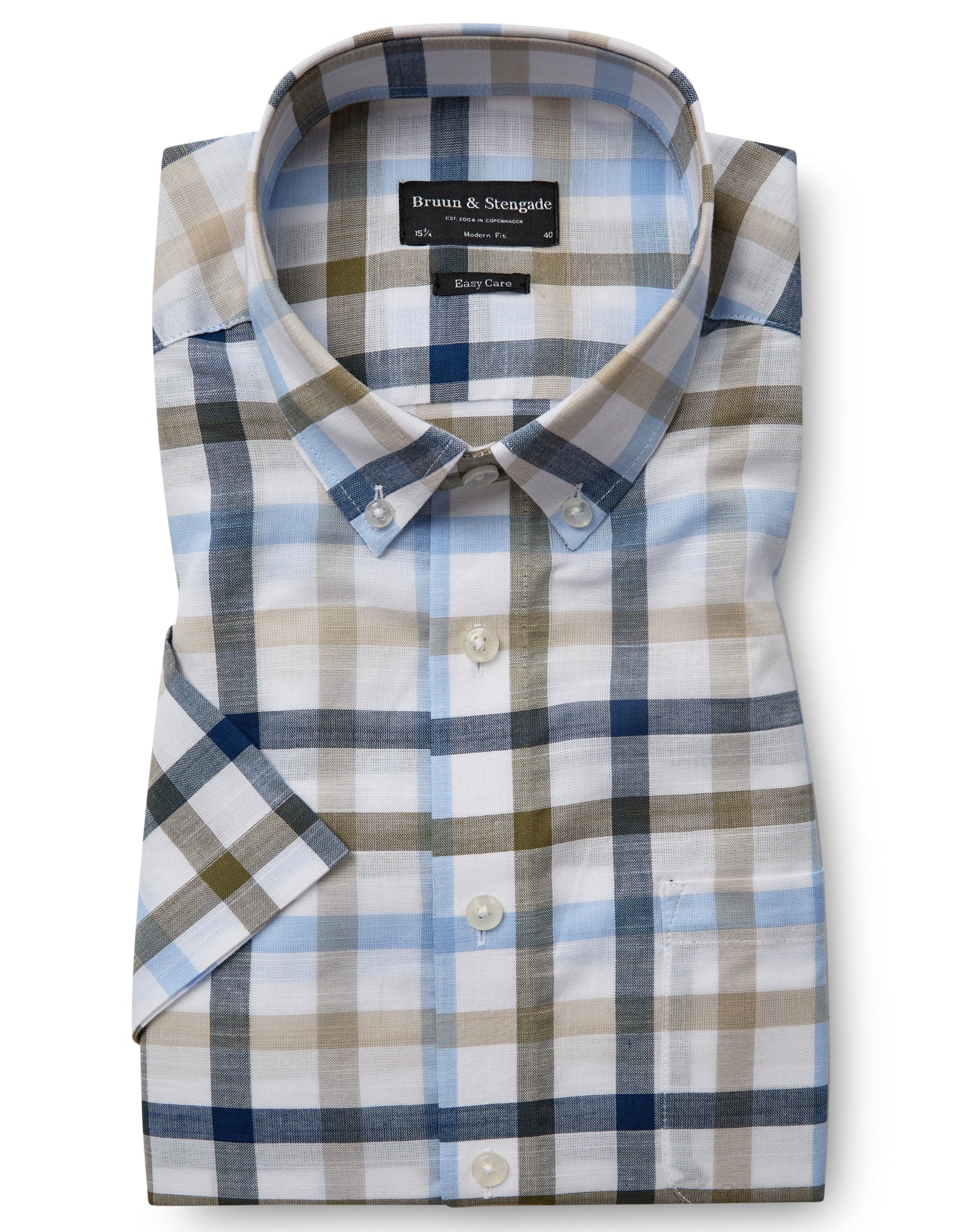 BS Derrick Modern Fit Skjorte - White – Bruun & Stengade